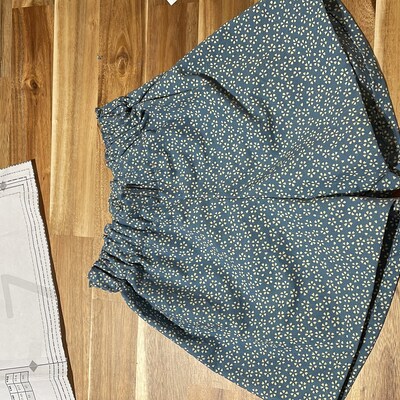 Paper Bag Shorts Pattern, Girl's Short Sewing Pattern, Kids Shorts ...