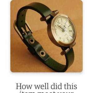 Leather Watch for Women. Simple Leather Wristwatch. Retro Minimalist ...