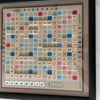 Custom Framed Scrabble Boards Personalized Gift Vintage Scrabble Board Family Tree Anniversary ...