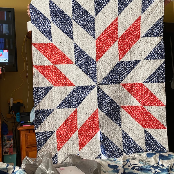 Star Gazing - Quilt Pattern - 3 Sizes (throw, Single/twin & Queen) - 3 ...