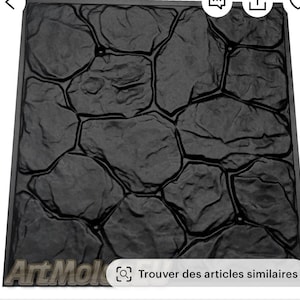 Mold for Concrete Paving Slabs, Stone Pattern, Concrete Garden ...