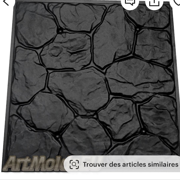 Mold for Concrete Paving Slabs, Stone Pattern, Concrete Garden ...