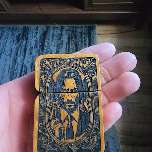 Lara Croft Tomb Raider Java Teakwood Engraved Lighter - Etsy