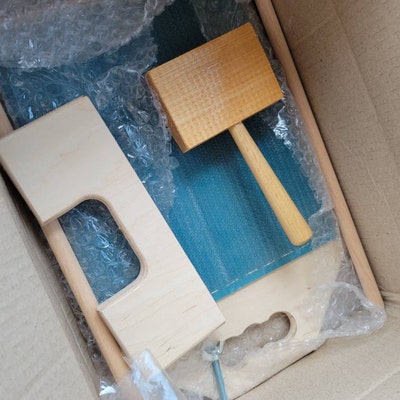 Carder for Wool Fiber Combing Cardings Blending Board 72 TPI Drum ...