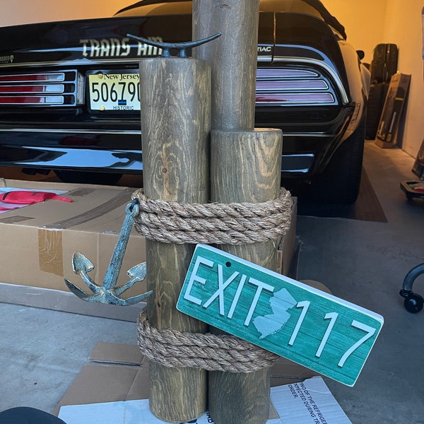 New Jersey Parkway Wood Exit Signs, NJ Exit Signs, Garden State Parkway ...