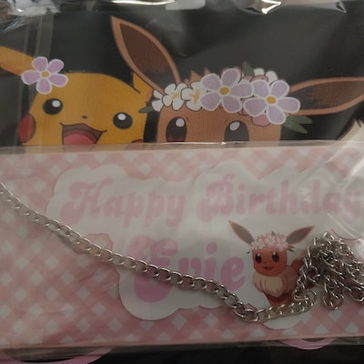 Eevee Custom Birthday Invitation, Personalized Eevee Inviation, Eevee ...