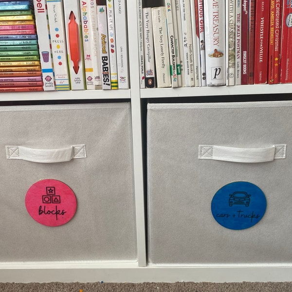Boho Wooden Toy Labels, Custom Toy Organization, Modern Toy Box Tags - Etsy
