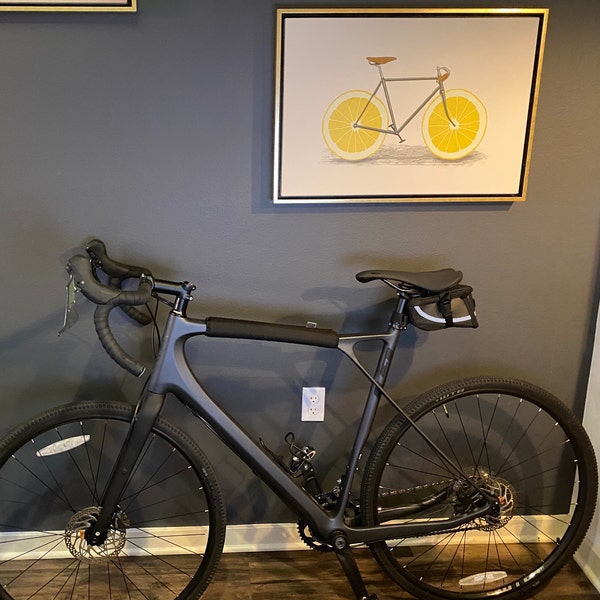 Bike Top Tube Protector Black Nylon Cordura Fixed Gear Bike Polo Frame ...