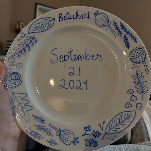 Family Tree Plates, Family Tree, Personalized Plates, Gift, Serving ...