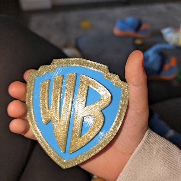 Warner Bros Logo 3D Printed Pretend Play Kids Toy 3D Printing Movie ...
