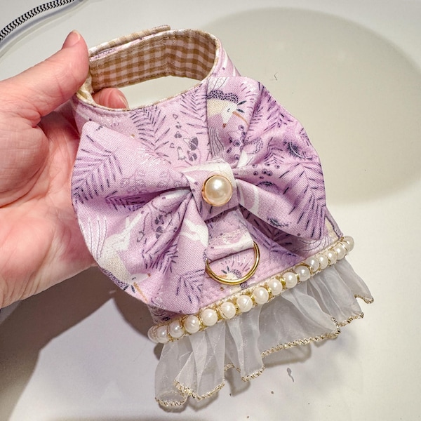 PDF Pattern and DIY Tutorial How to Sew a Dog Girl Bandana With Ruffle ...