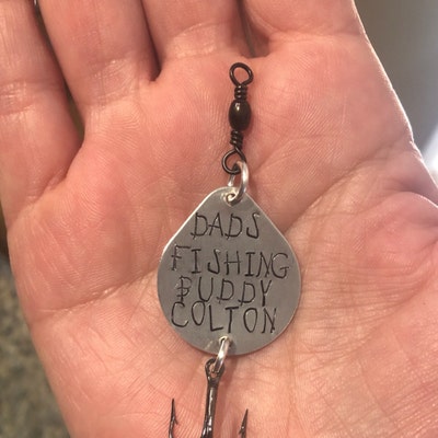 Fishing Lure Custom Fish Hook Personalized Fishing Lure Silver Fish ...