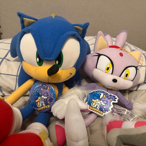 Sonic the Hedgehog Ships OTP Stickers - Sonamy Sonally Sonadow Sonaze ...