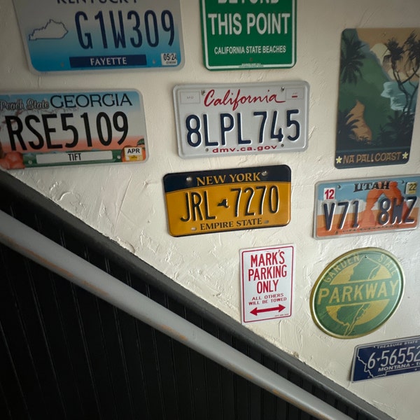 License Plate Pick Your State, All Authentic License Plates, Real ...