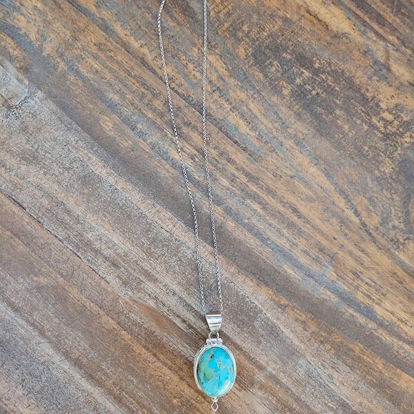 Tibetan Turquoise Photo Locket Necklace Sterling Silver Keepsake ...