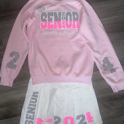 Personalized Graduation Senior Outfit/ Skirt and Sweatshirt Set/ Senior ...