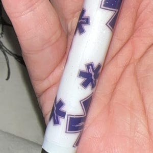 Purple and Teal Custom Glitter Pens, Glitter Refillable Gel Pen, Swirl ...