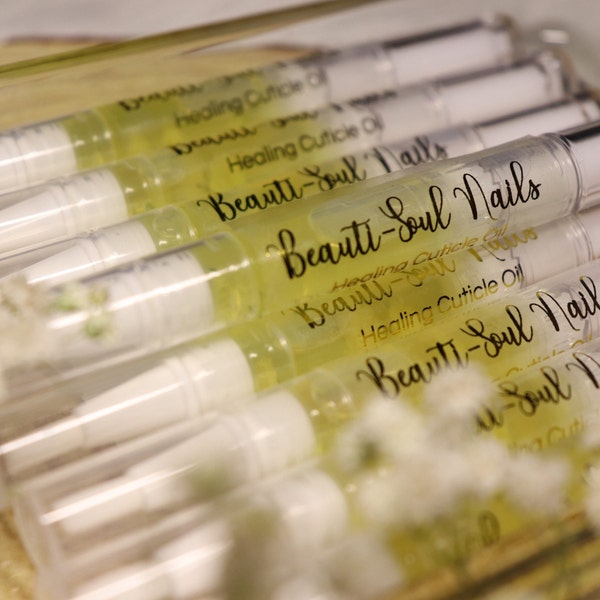 Custom Clear Foil Cuticle Oil Pen Labels - Etsy