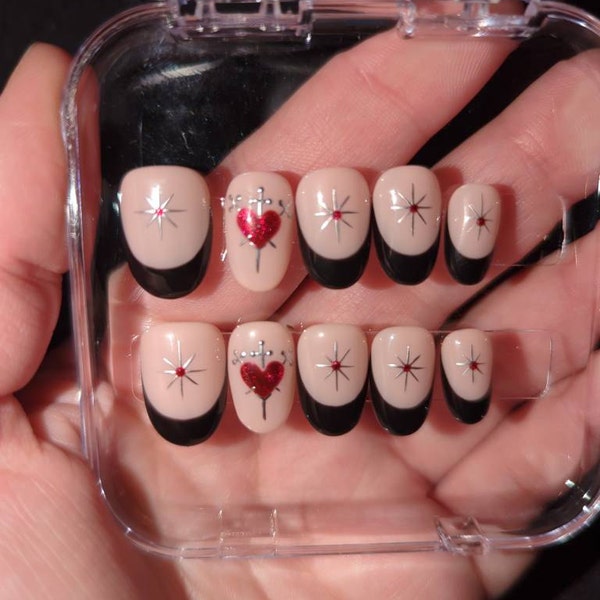 114 chicken Wings Kawaii Cute Chicks Egg Flowers Press on Nails Custom ...