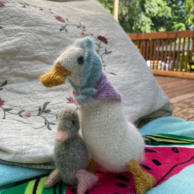 Darling Duck KNITTING PATTERN - Etsy