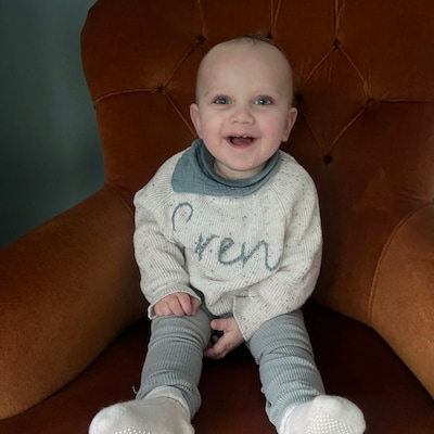 Personalised Knitted Jumper Baby Jumpers Name Jumper Keepsake Jumper ...