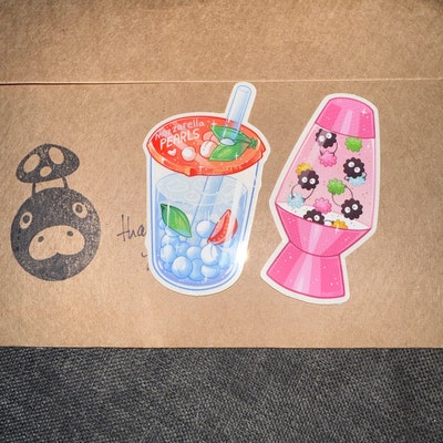 Cursed Boba Stickers Series 1 Cheese Balls Mozzarella Pearls Spaghetti ...