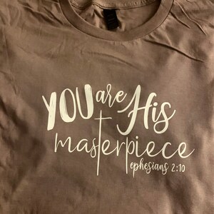 You Are His Masterpiece Svg, Bible Verse Svg Files, Ephesians 2 10 ...