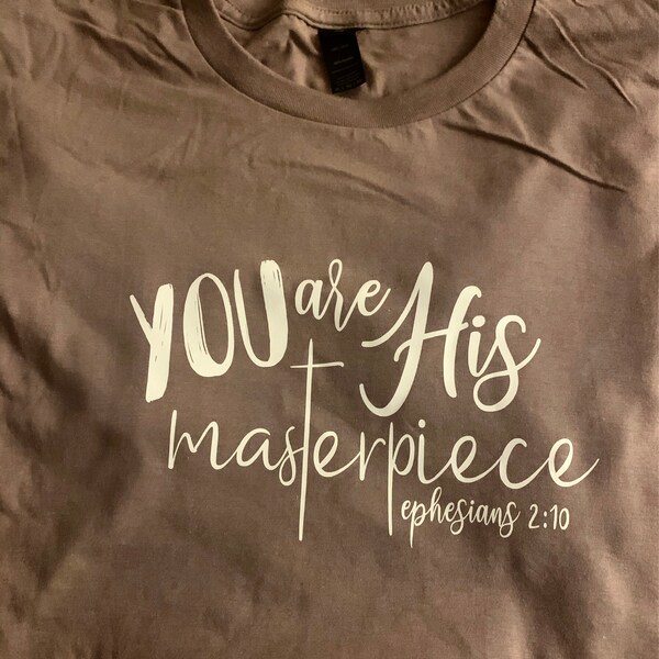 You Are His Masterpiece Svg, Bible Verse Svg Files, Ephesians 2 10 ...