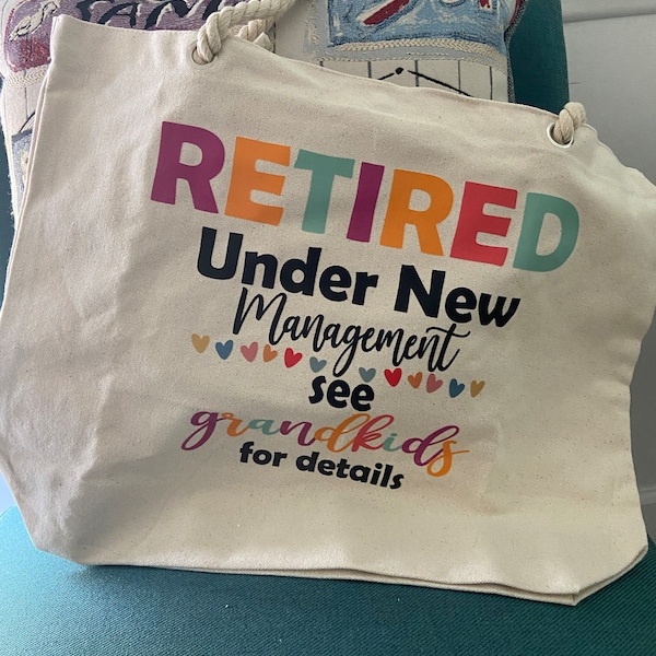 Retired Bag, Retirement Gift for Women, Retirement Gift Bag, Retired ...