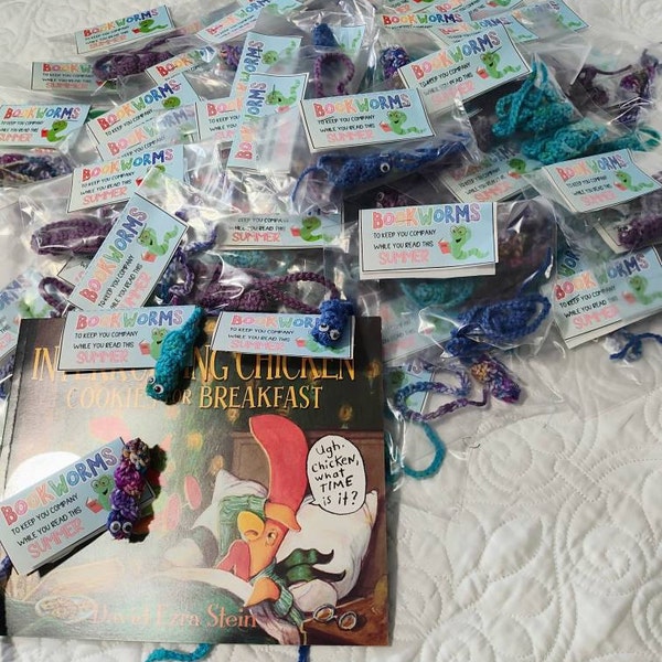 Bookworm Summer Gift Tag - Treat Bag Tag Printable - Etsy