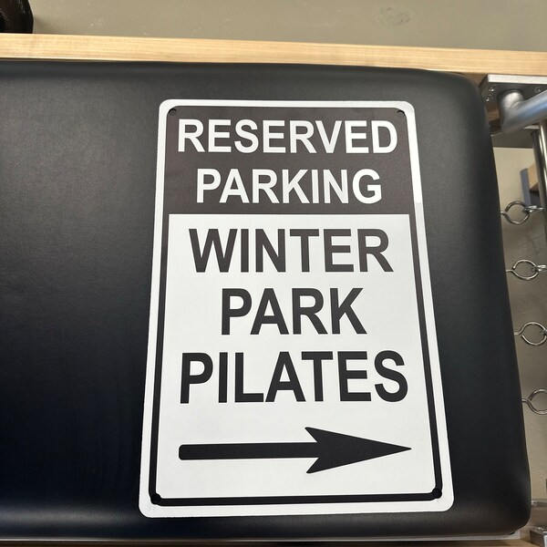 Custom Parking Sign Made of Aluminum, Personalized Parking Sign ...