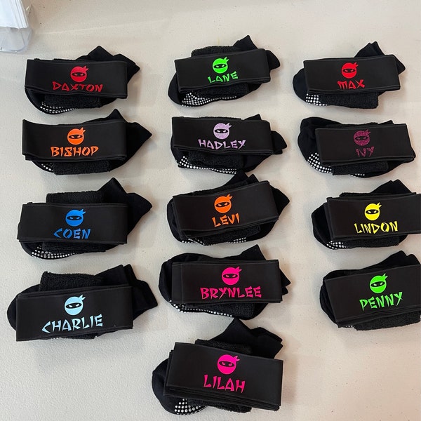 Personalized Ninja Face Headbands - Etsy