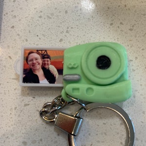 Mini Camera Keychain and Your Own Personalized Photo. Camera Keychain ...