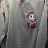 Santa Mickey Embroidered Sweatshirt Disney Christmas Embroidered ...