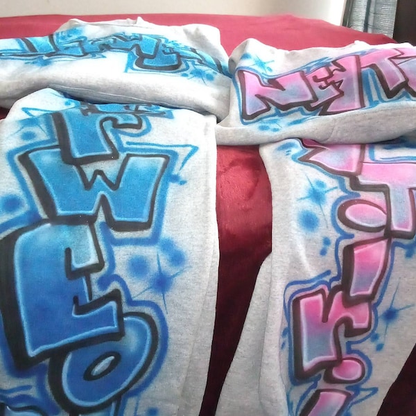 Airbrushed Sweatsuit Set Hoodie and Sweatpants Youth or Adult Includes ...