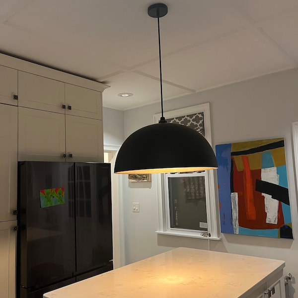 Westwood 24" Large Contemporary Pendant - Kitchen & Dining Room Fixture ...