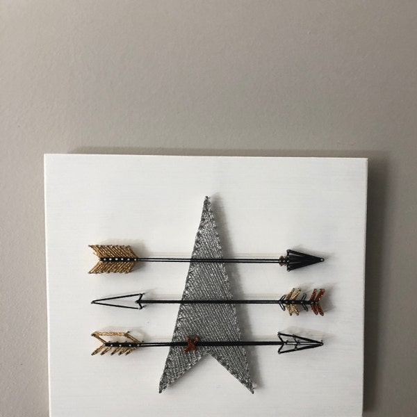 Pink Ice Cream Cone String Art Handmade Unique Gift Idea Home Decor ...