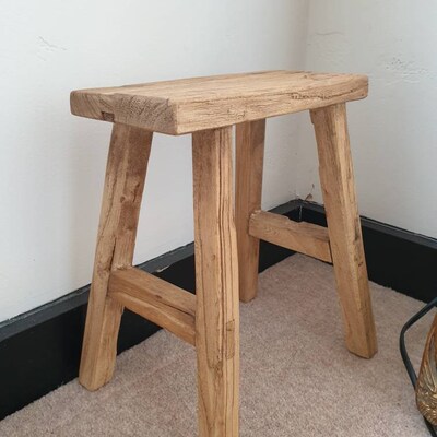 Miniature Rustic Stool 3 Sizes Rustic Old Barn Farmhouse Stool Wooden ...
