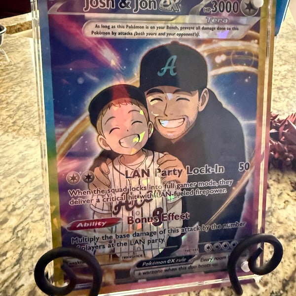 Custom Pokemon Card, Print Your Own Card, Holographic Custom Cards ...