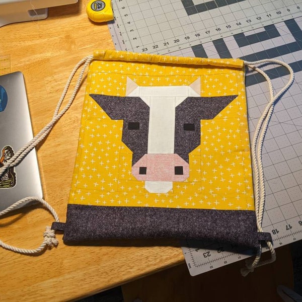 Merida Drawstring Backpack PDF Sewing Pattern, Easy Backpack Pattern - Etsy