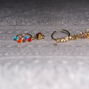 Dangle Nose Ring - Etsy