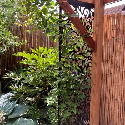 Garden Screen, Free Standing, Single Post, Horizontal or Vertical in ...