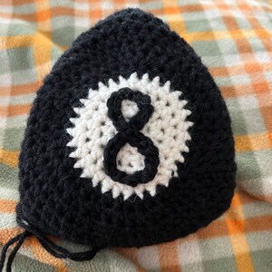 8-ball Hat Crochet Pattern PDF, Crochet Hat Pattern, Hat Pattern ...