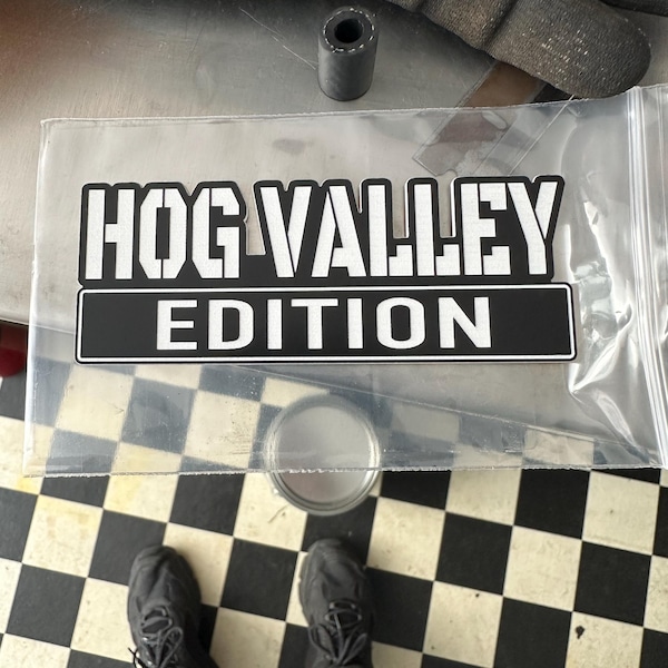 Custom Engraved Car Name Emblem Badge - Black With Gray- Customized ...