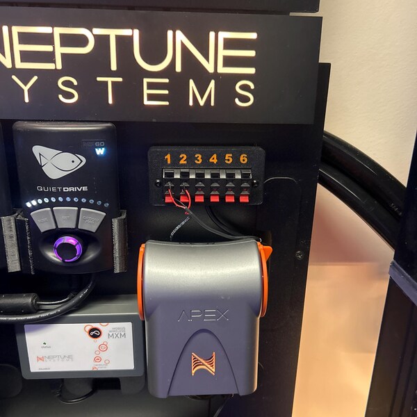 Customizable Breakout Box for Neptune Apex W/ Push Terminals 2 Switch ...