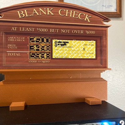 The Price is Right blank Check check Game Pricing Game Www.facebook.com ...