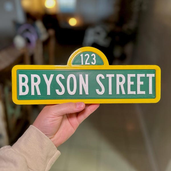 Street Signs! Custom Name Plate, Gamer Gift, Nursery, Kid Room Sign ...