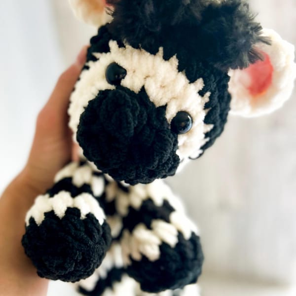 Zara the Zebra Crochet Pattern | No Sew Low Sew Crochet Amigurumi ...
