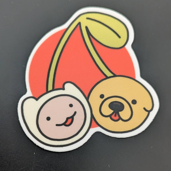 Finn and Jake Handmade Hand-painted Clay Pins | Adventure Time ...