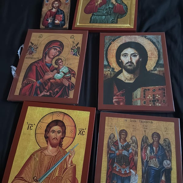 Saint Photine Icon, Handmade Greek Orthodox Icon St Photini the ...